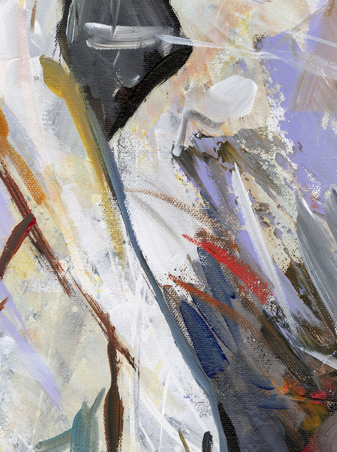 Expressive Abstract Nude Woman in Ecstatic Pose von Leon Devenice (2025 ...