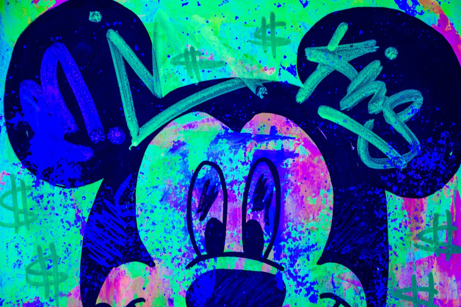 Mickey Mouse Middle Finger Wallpaper