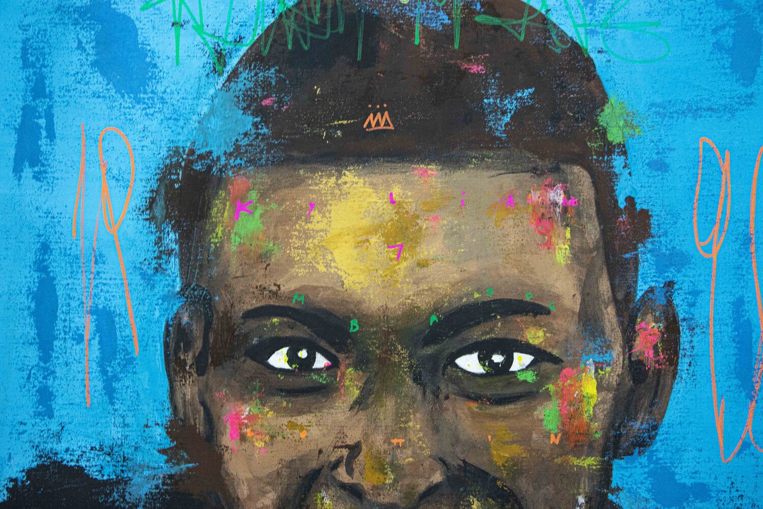 Kylian Mbappe portrait Nº 1 by Carlos Pun by Carlos Pun (2023 ...