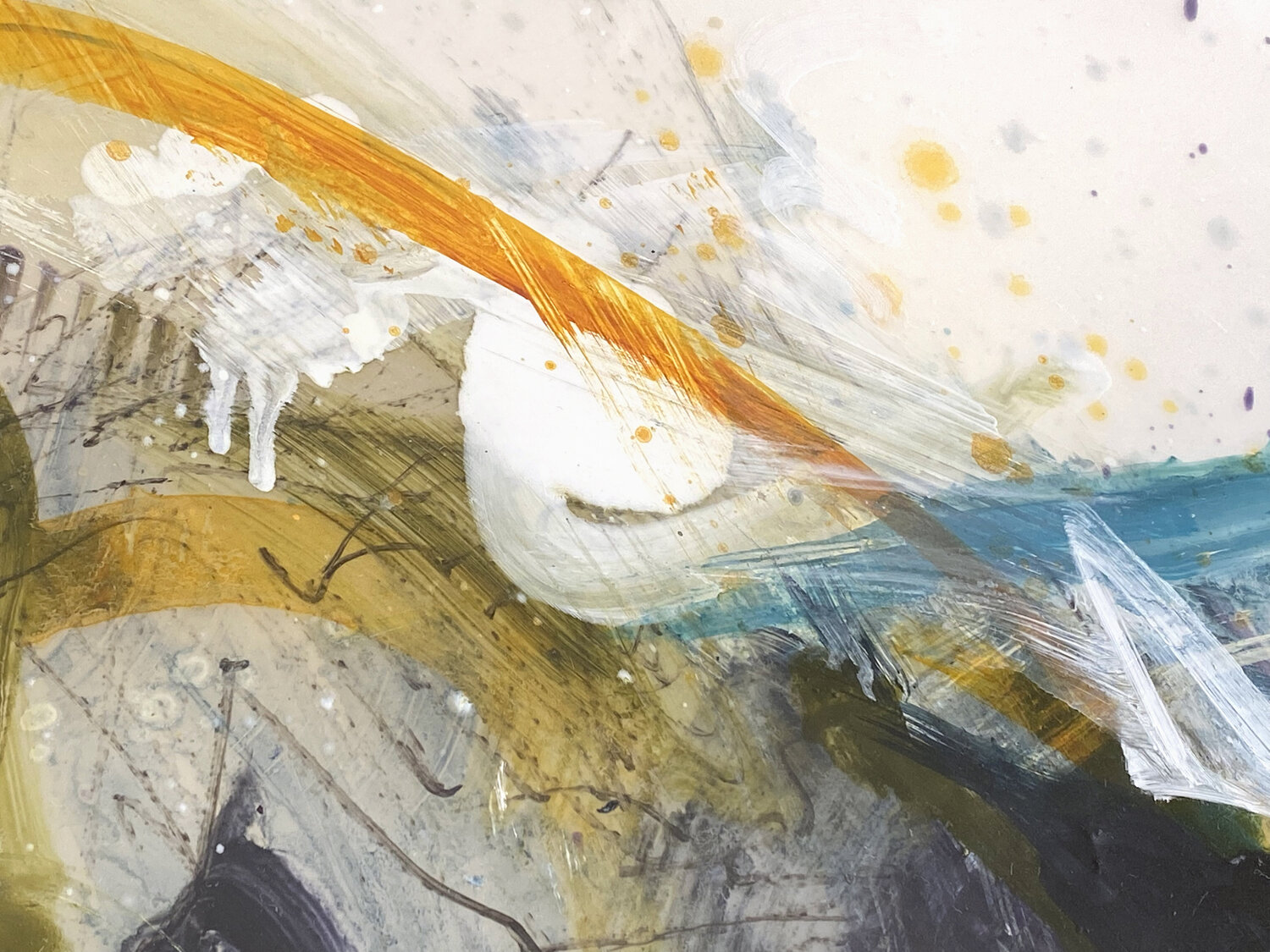 (See through painting) Crouching Female Nude de Grigorii Pavlychev ...