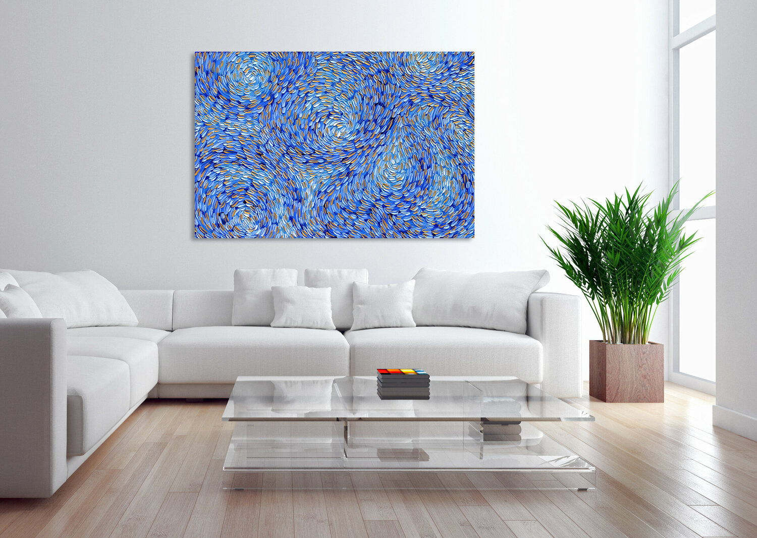 Pools of Gold by Bill Stone (2019) : Painting Oil on Canvas - SINGULART