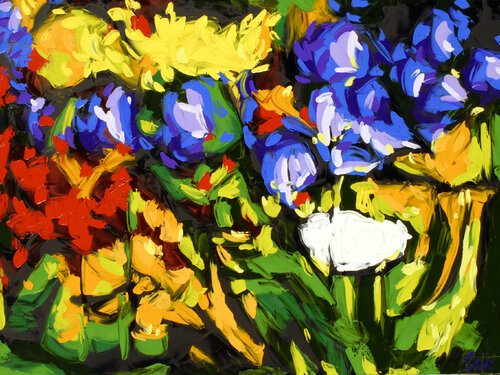 Garden 10 by Bill Stone (2008) : Painting Oil on Canvas - Singulart
