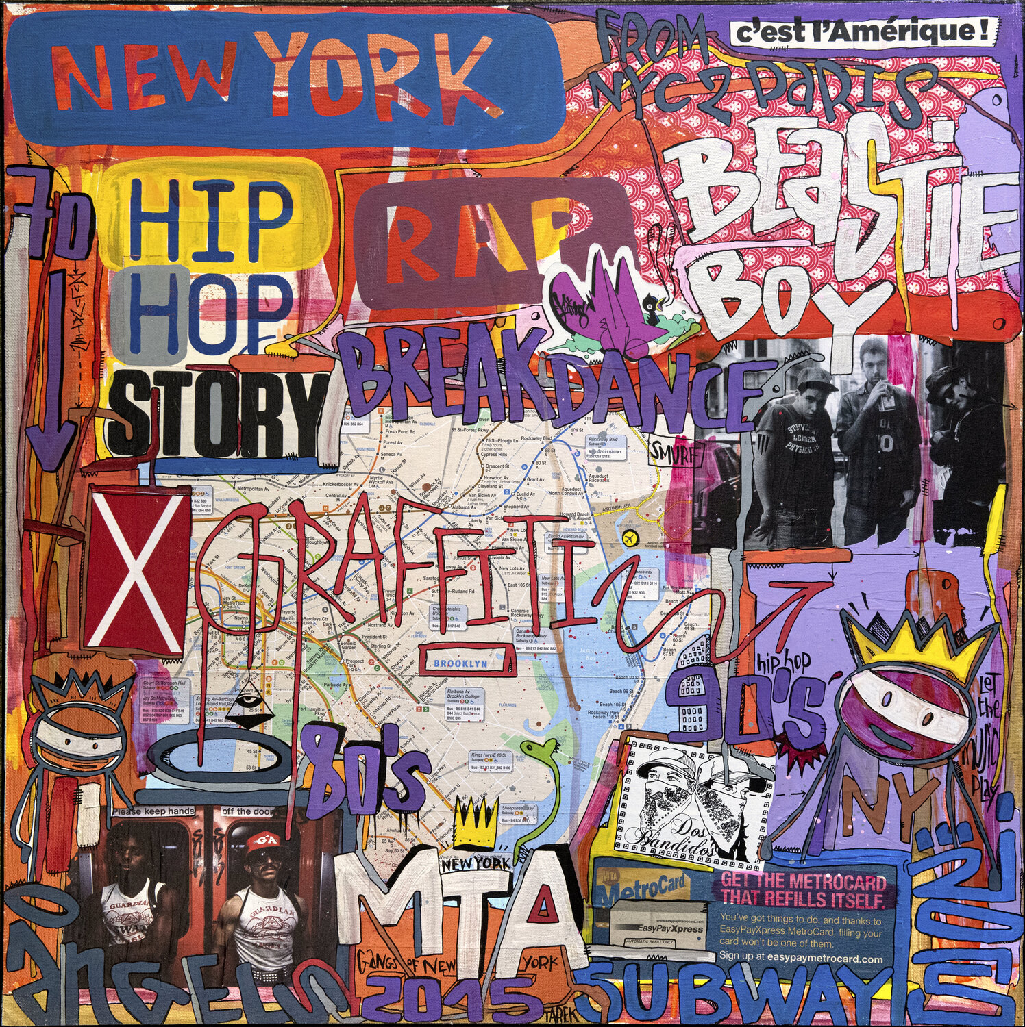 90s Hip Hop Collage