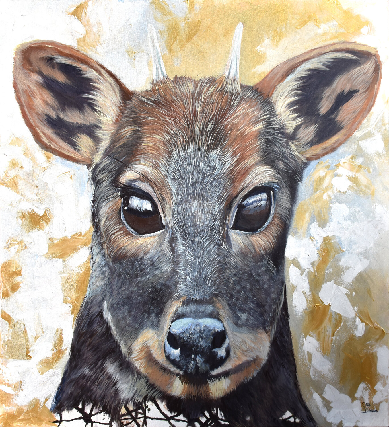 Pudu by Isa Dorean (2022) : Painting Acrylic on Canvas - SINGULART