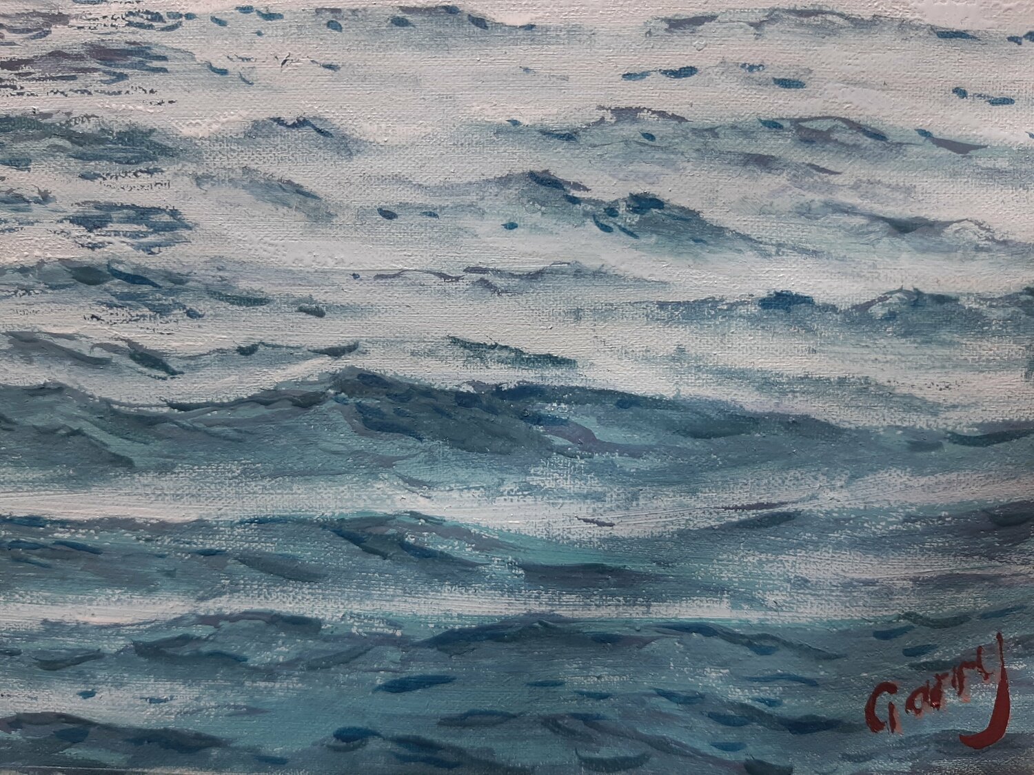 Waterscape 02 by Garry Arzumanyan (2021) : Painting Oil on Canvas - Singulart