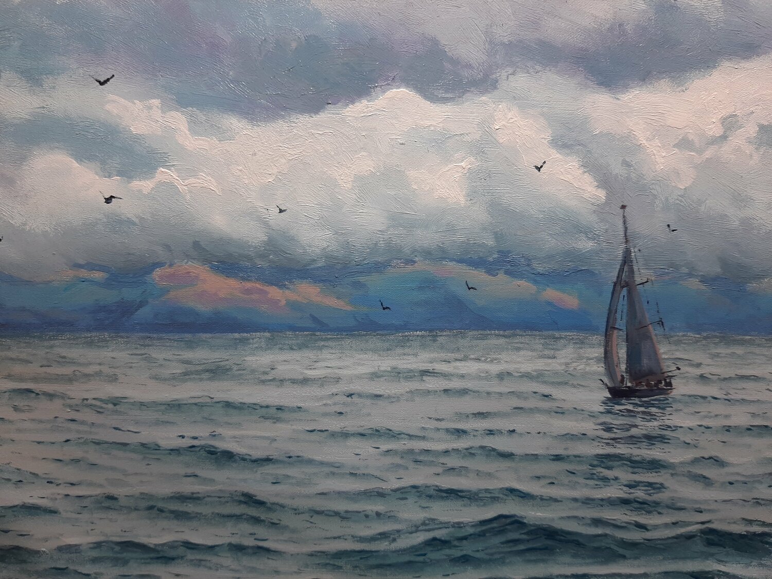 Waterscape 02 by Garry Arzumanyan (2021) : Painting Oil on Canvas - Singulart