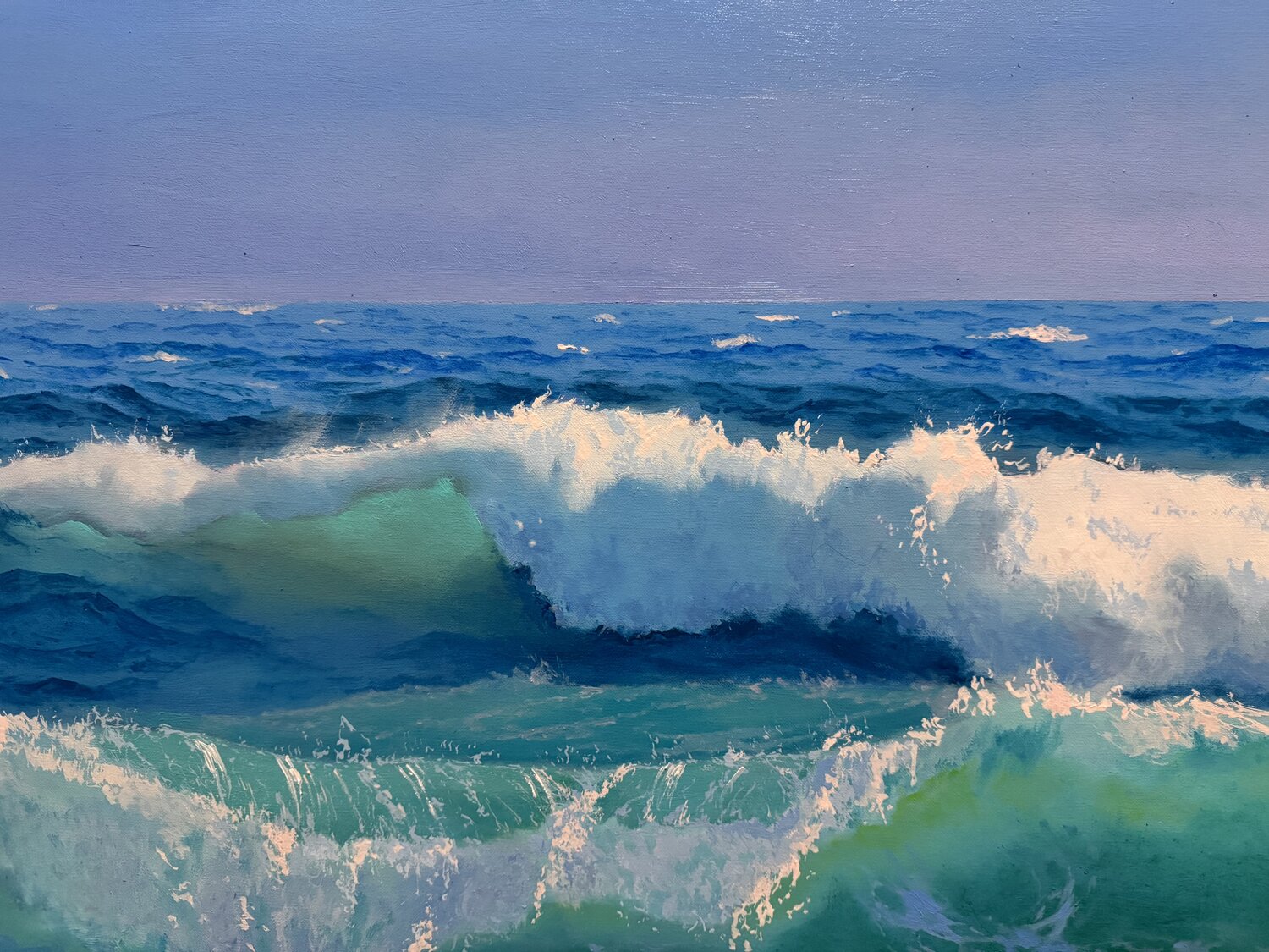 Wave 02 by Garry Arzumanyan (2025) : Painting Oil on Linen - Singulart