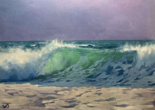 “Seascape 42” by Garry Arzumanyan (2024) : Painting Oil on Canvas ...