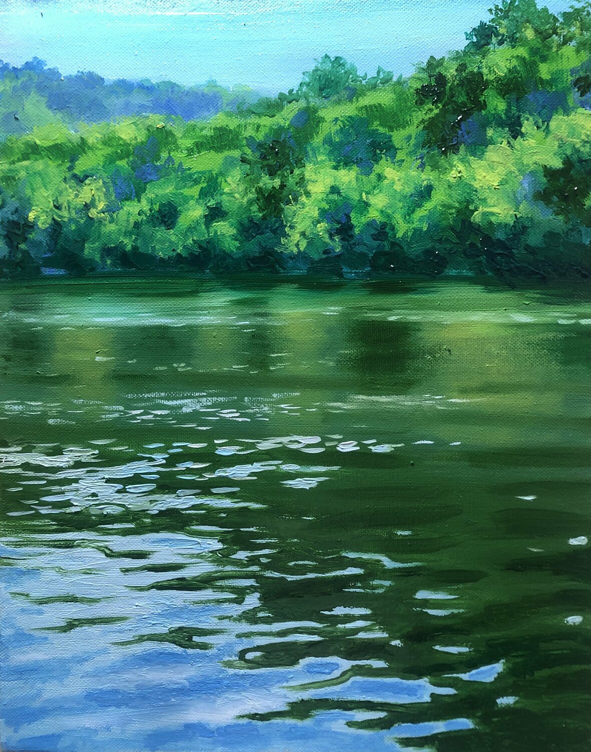 Waterscape 06 by Garry Arzumanyan (2022) : Painting Oil on Canvas - SINGULART