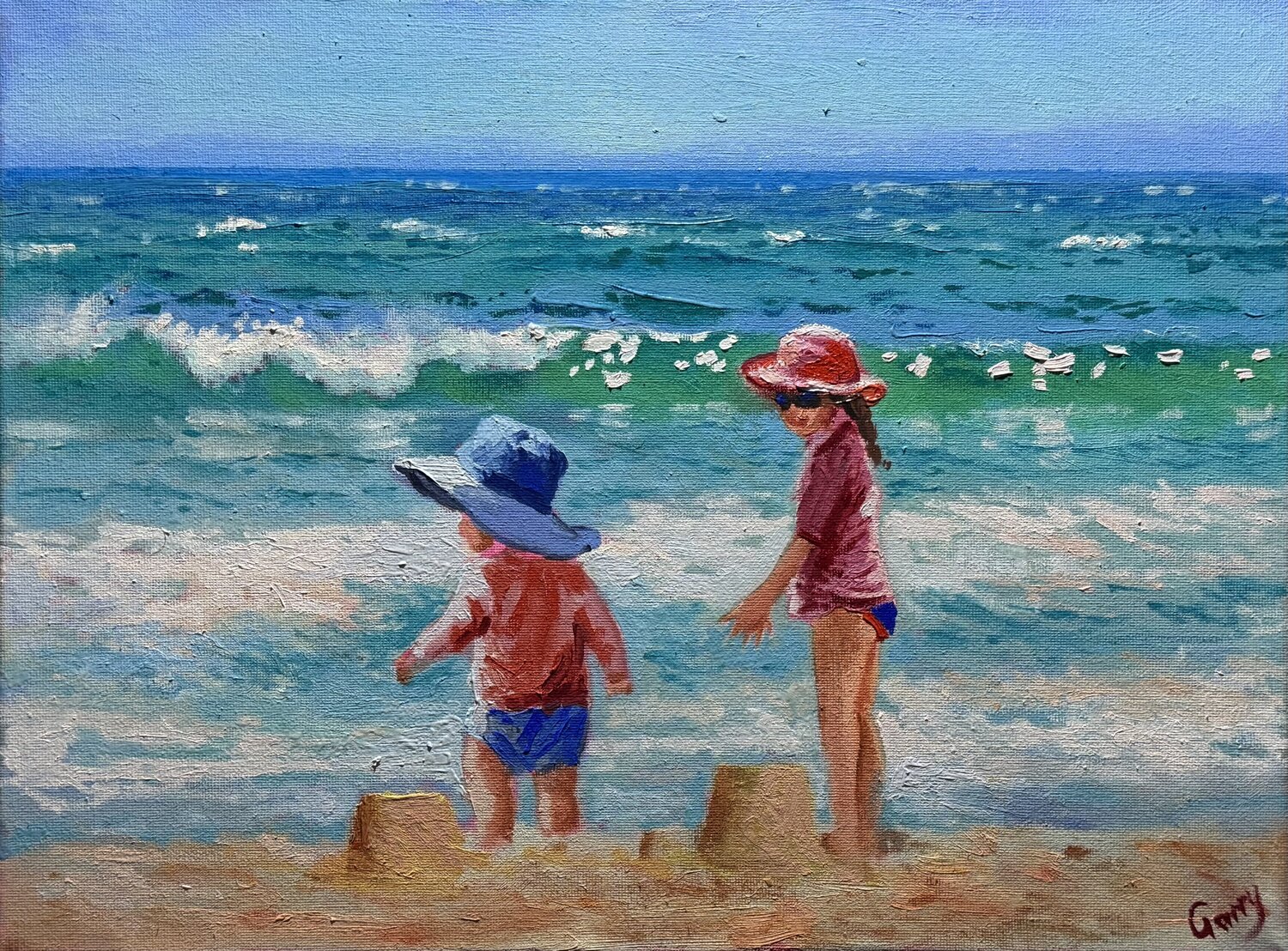 The Beach 04 de Garry Arzumanyan (2025) : Peinture Huile sur Toile - Singulart