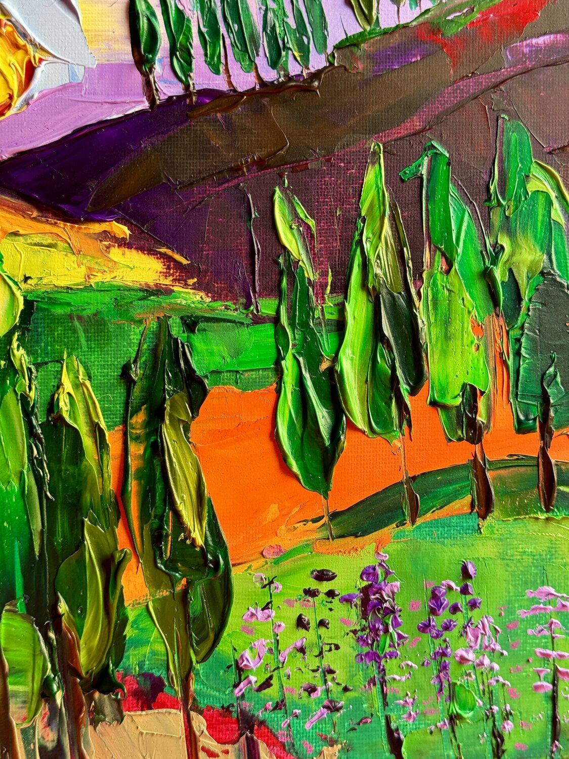 Tuscany sun de Lina Redford (2025): Pintura Óleo en Lienzo - Singulart