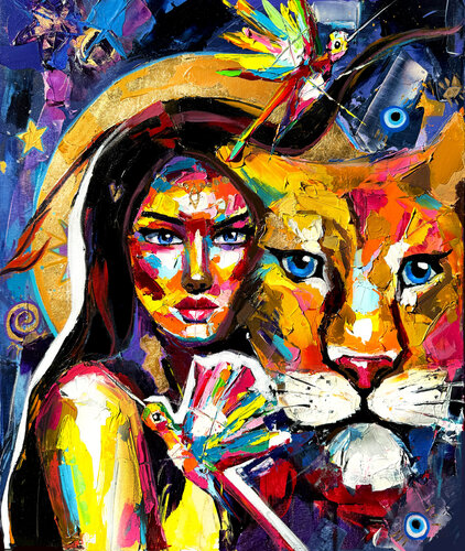 Leo by Lina Redford (2024) : Painting Acrylic on Canvas - Singulart