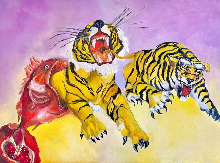 Salvador Dali Wallpaper Tiger
