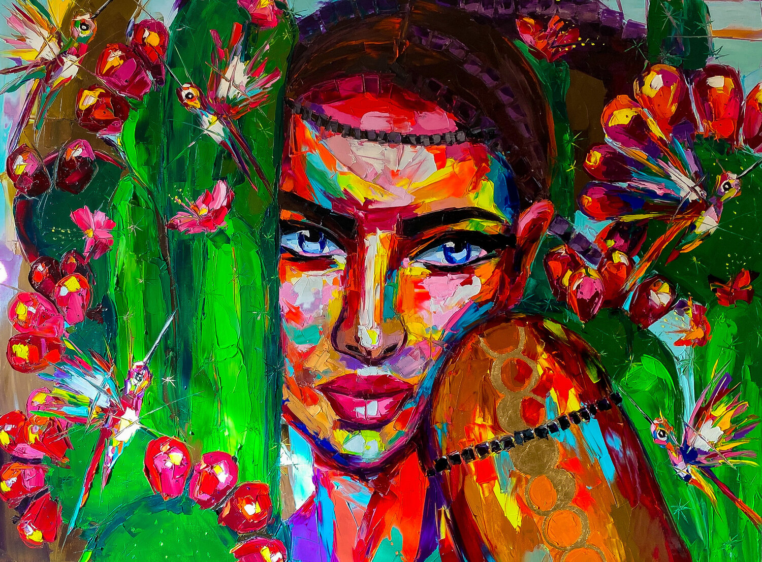 The Legend of Land Calling by Lina Redford (2024) : Painting Oil on ...