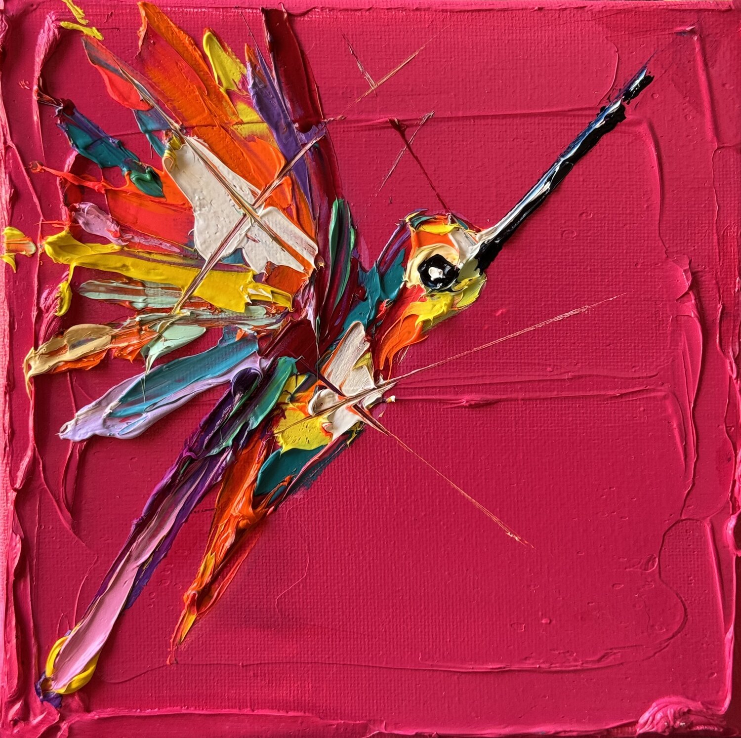 Cafe del Mar by Lina Redford (2024) : Painting Acrylic, Oil on Canvas ...