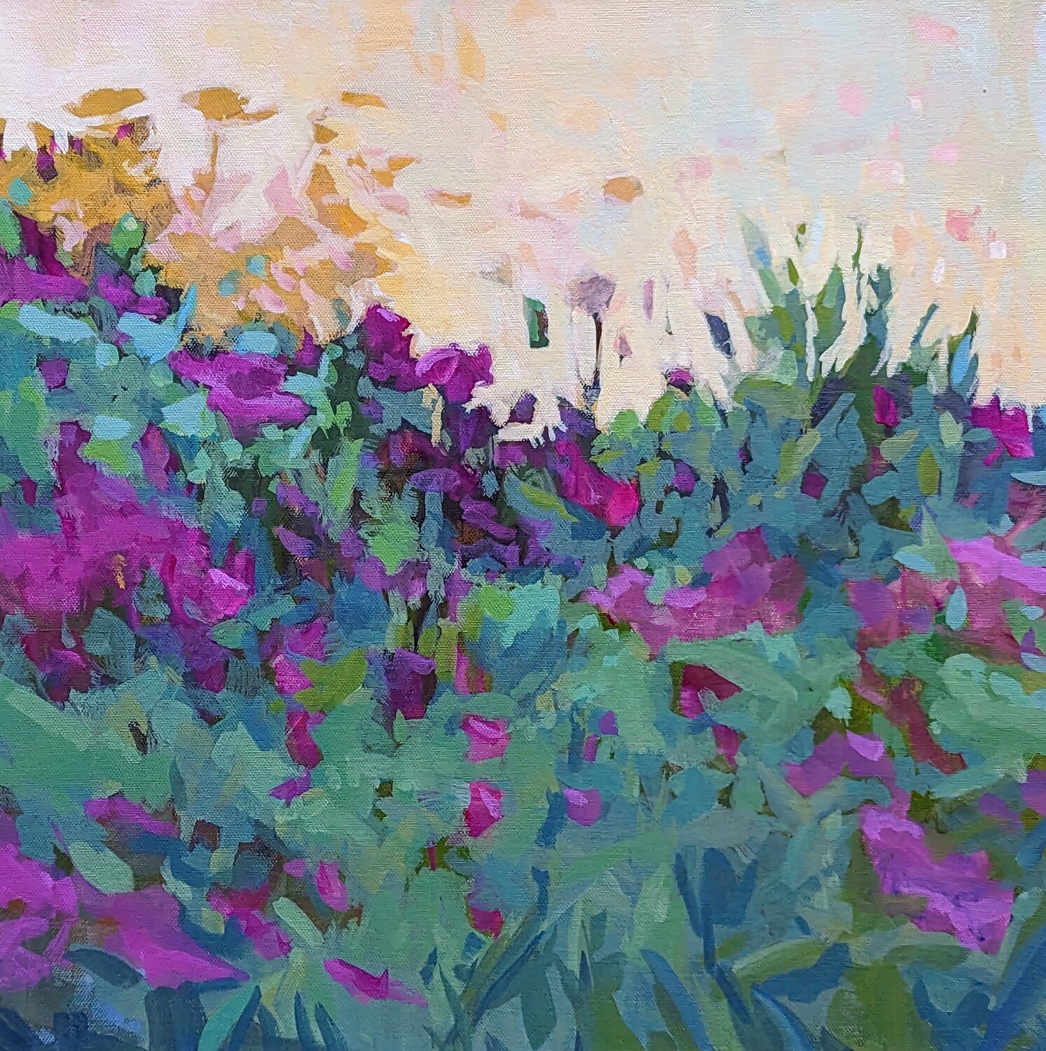 Days of Wine and Roses von Lisa Kyle (2023): Malerei Acryl auf Leinwand ...