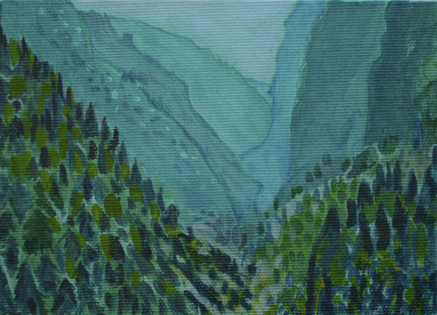 Landscape 9 by Ana Markovic (2022) : Painting Acrylic on Canvas - Singulart