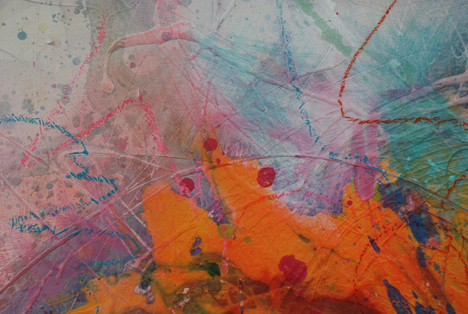 I am radiant von Carine Van Hee (2022): Malerei Acryl, Pastell auf ...