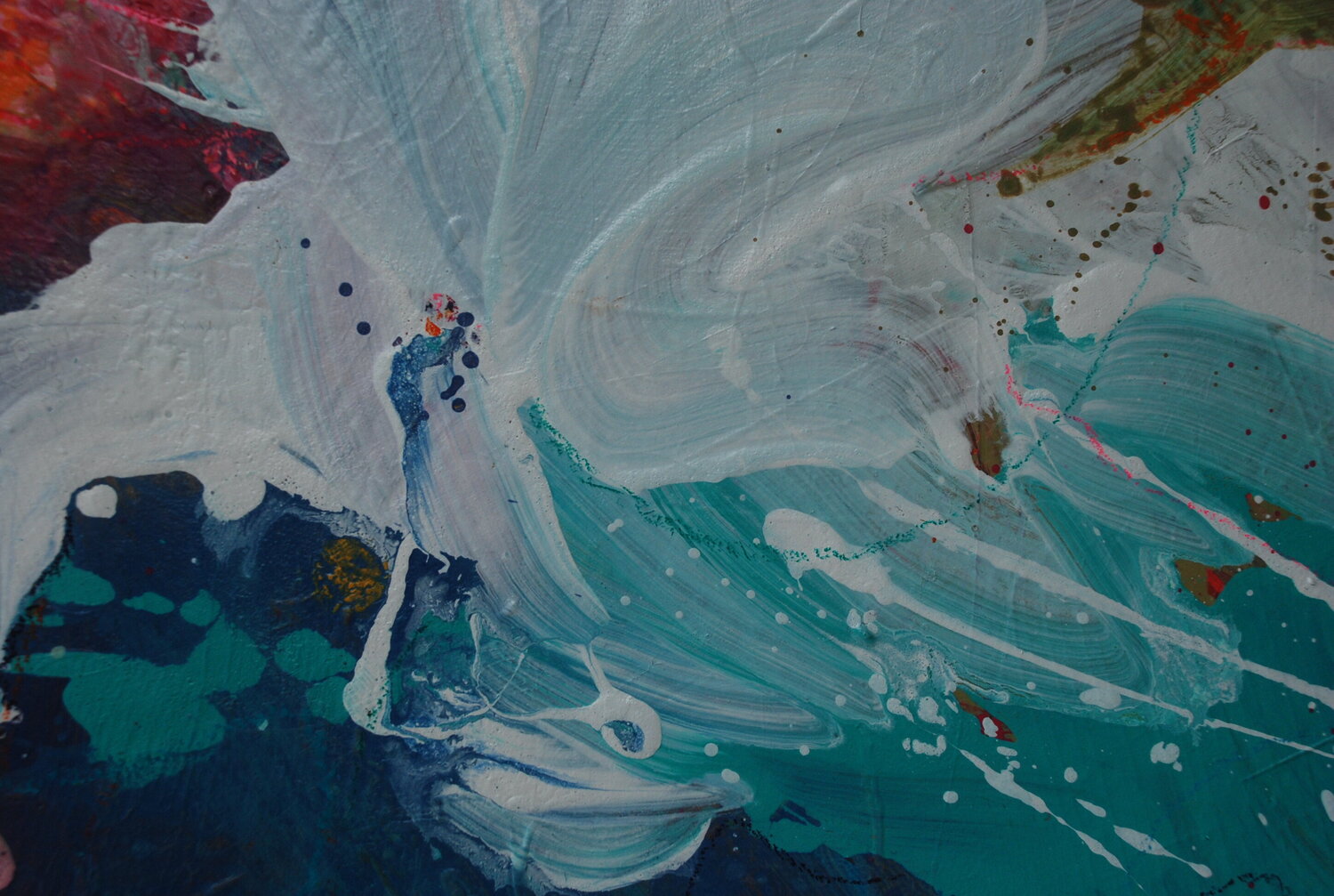 I am radiant von Carine Van Hee (2022): Malerei Acryl, Pastell auf ...