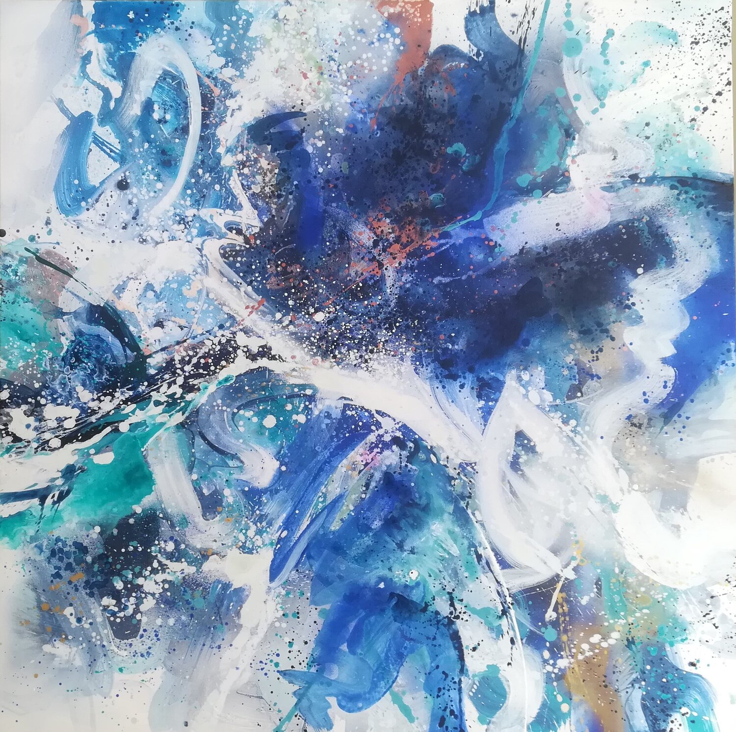 The Eye of the Storm von Carine Van Hee (2023): Malerei Acryl, Pastell ...