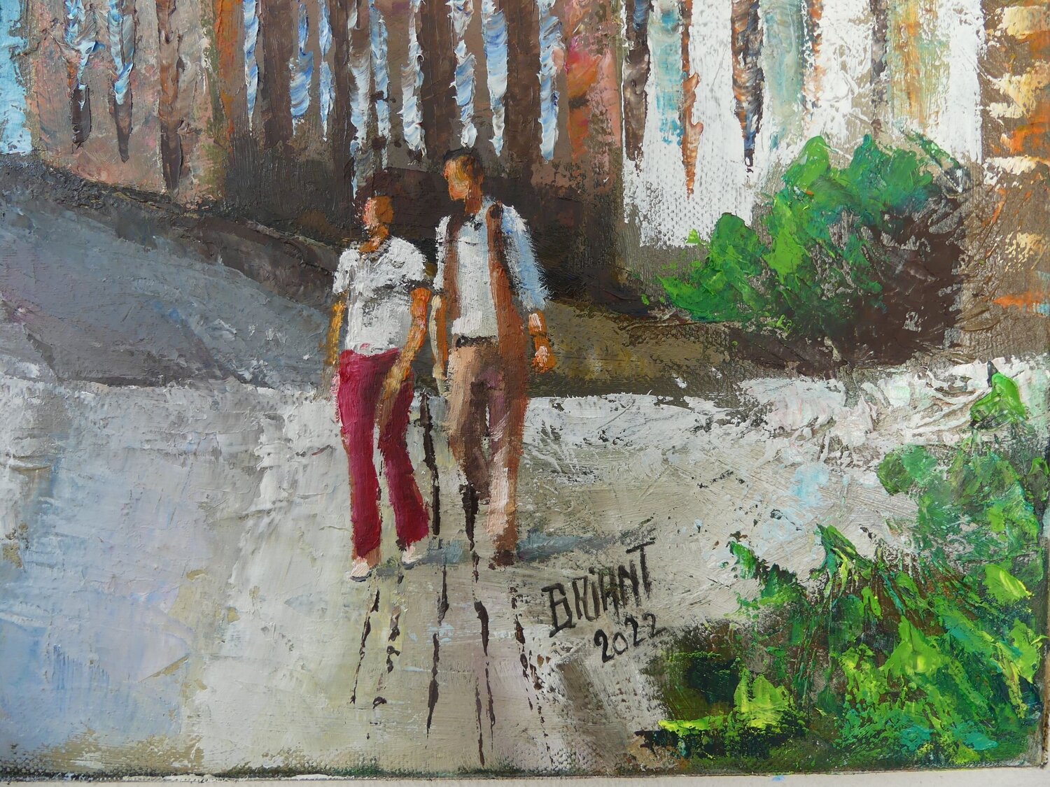 Côtes d'Armor Pontrieux by Alain Briant (2022) : Painting Oil on Canvas ...