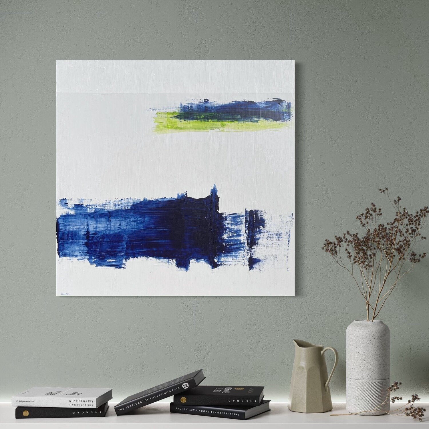 IMAGINING III by David Drain (2025) : Painting Acrylic, Ink on Wood ...