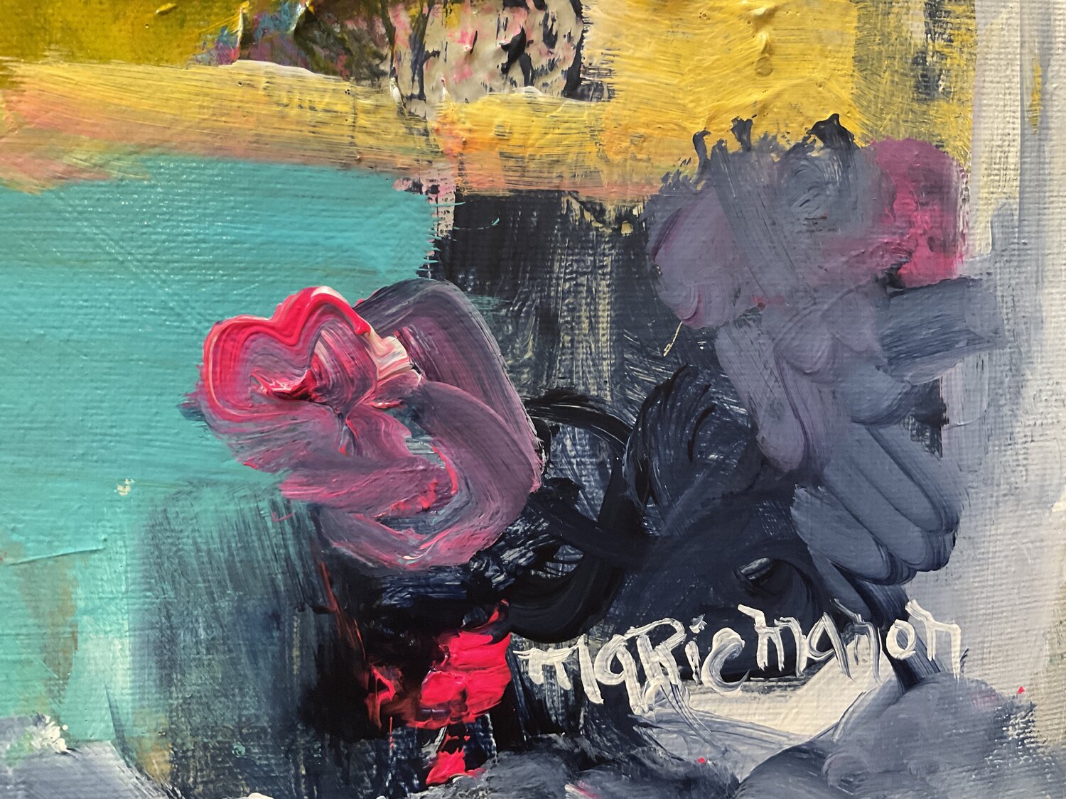 Le Marais by Marie Manon Corbeil (2023) : Painting Acrylic, Charcoal on ...