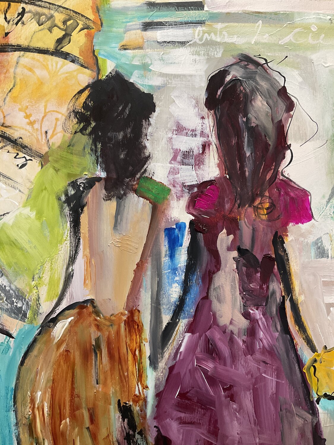 Entre le Ciel et les Haillons de Marie Manon Corbeil (2023) : Peinture ...