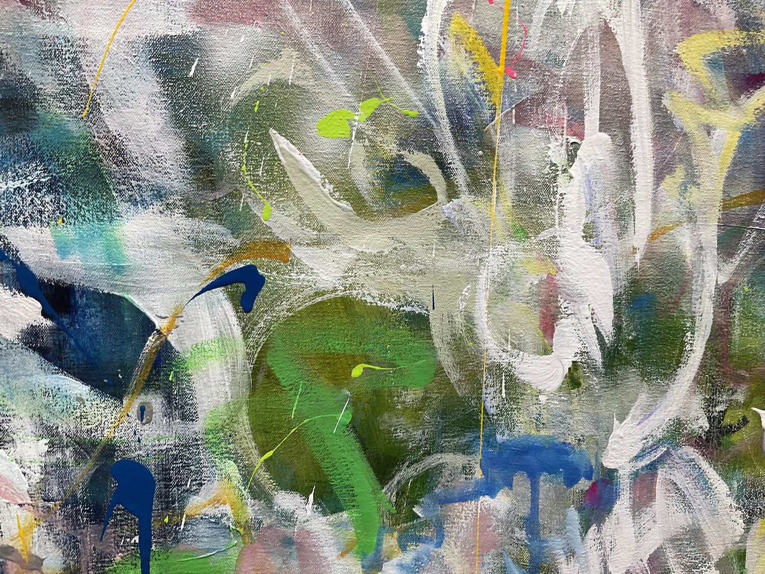 Happy Birthday by Marie Manon Corbeil (2024) : Painting Acrylic, Spray ...