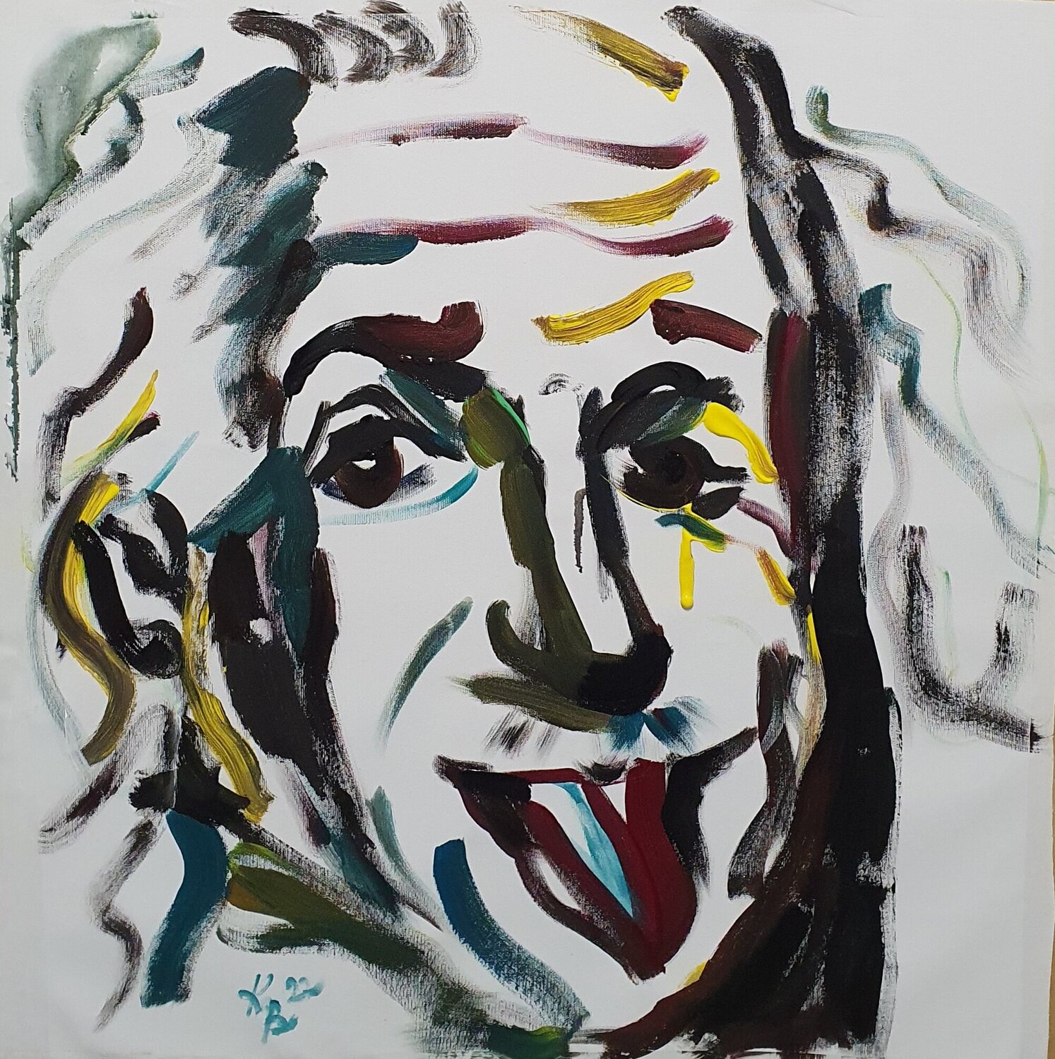 A portrait of physicist Albert Einstein. celebrity. No war. by Karibou ...