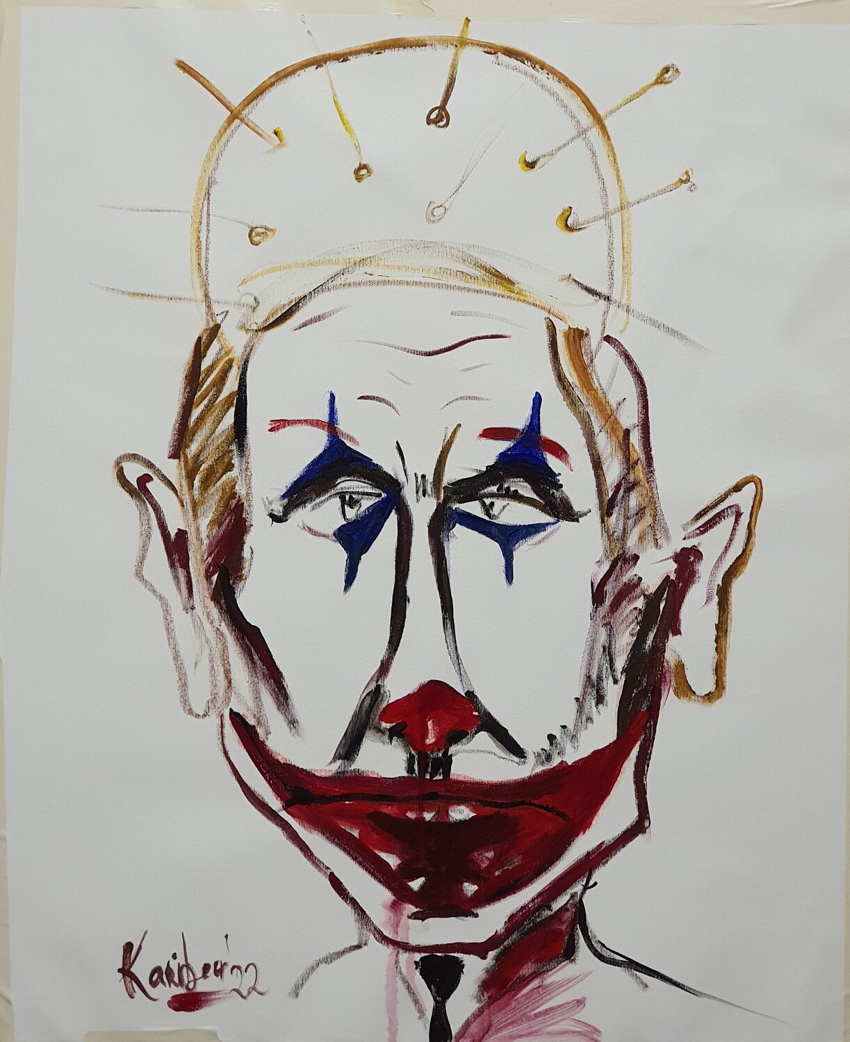 NFT - Joker. Bloody Putin. by Karibou (2022) : Painting Acrylic on ...