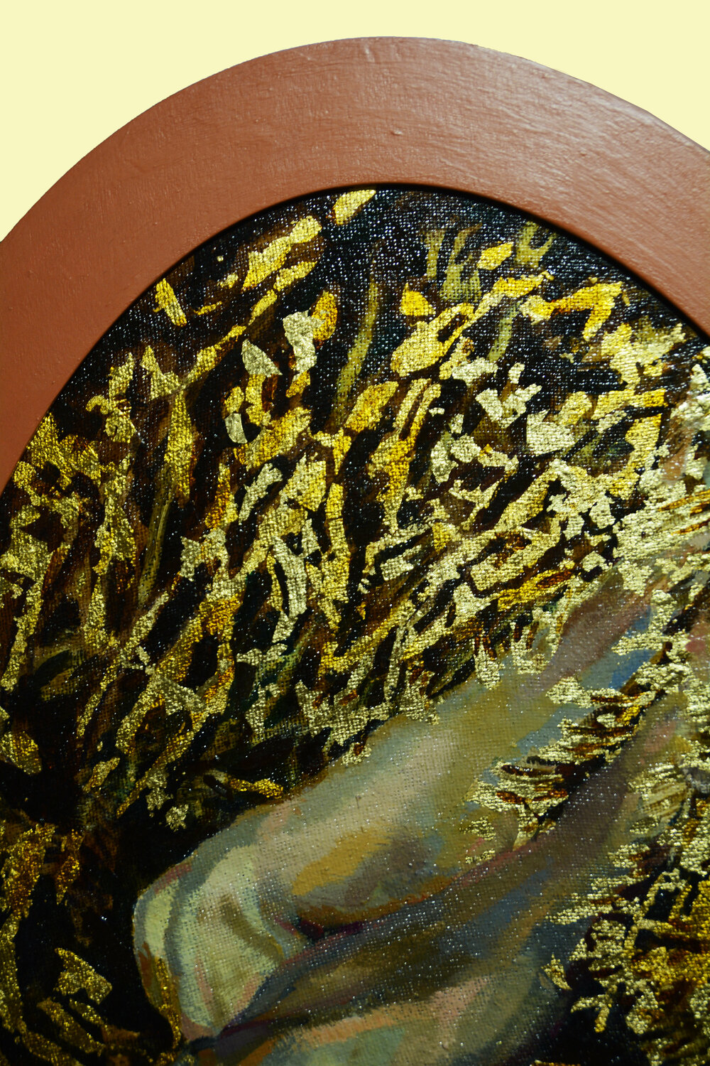 Serenity golden grass by Maria Drozdova (2017) : Painting Oil, Lacquer ...