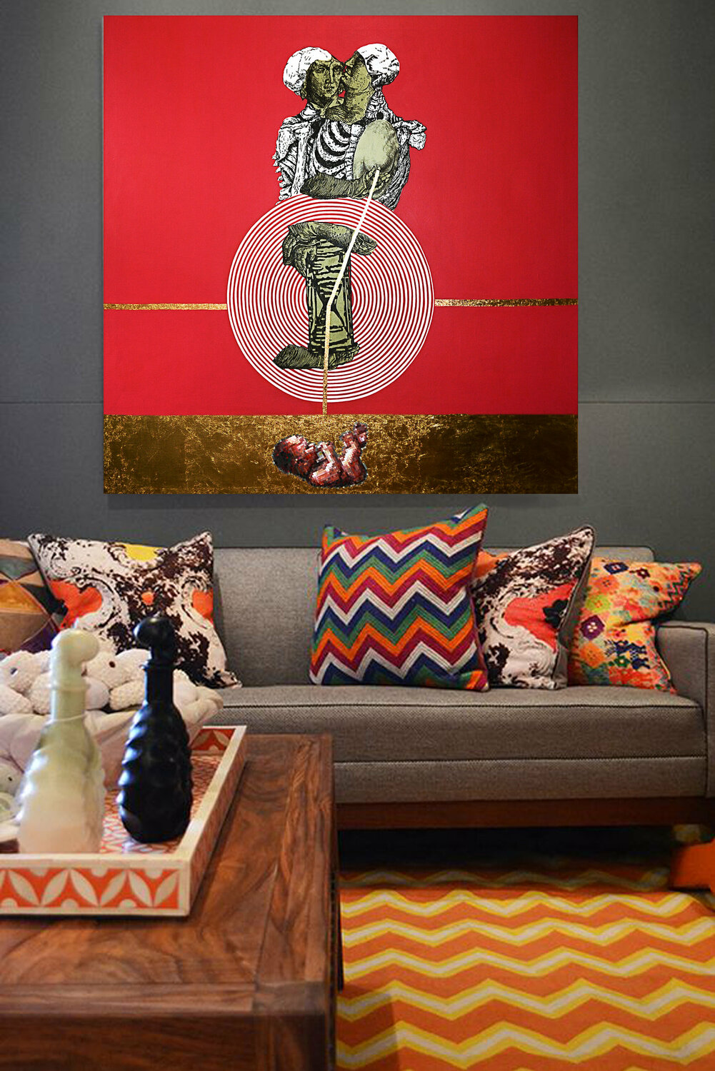 Labyrinth by Maria Drozdova (2020) : Painting Acrylic, Lacquer on ...