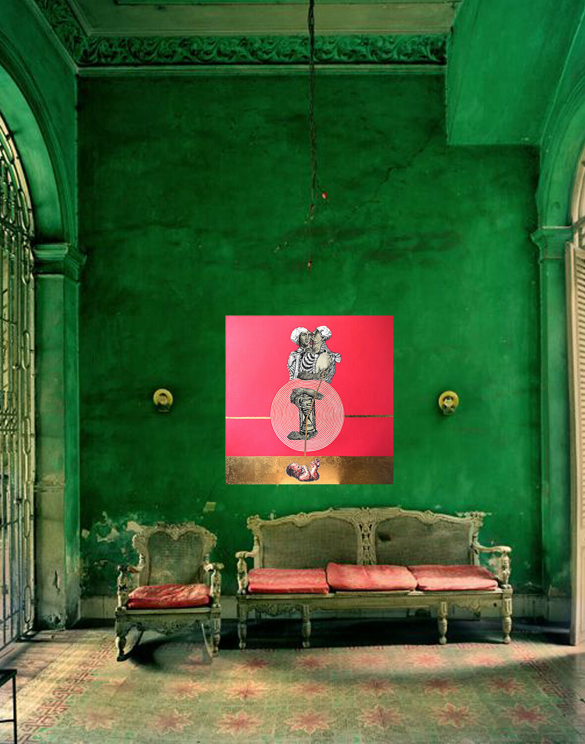 Labyrinth by Maria Drozdova (2020) : Painting Acrylic, Lacquer on ...