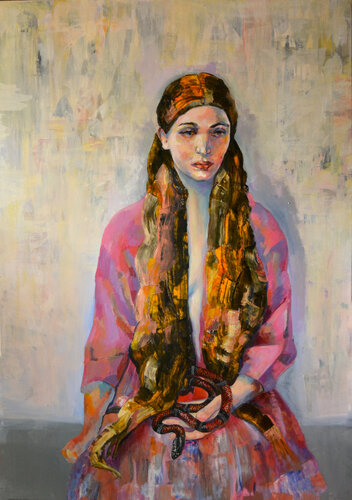 5 by Maria Drozdova (2017) : Painting Oil, Lacquer on Canvas - Singulart