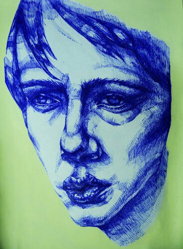 Whisper by Maria Drozdova (2019) : Drawing Pastel, Chalk on Paper ...