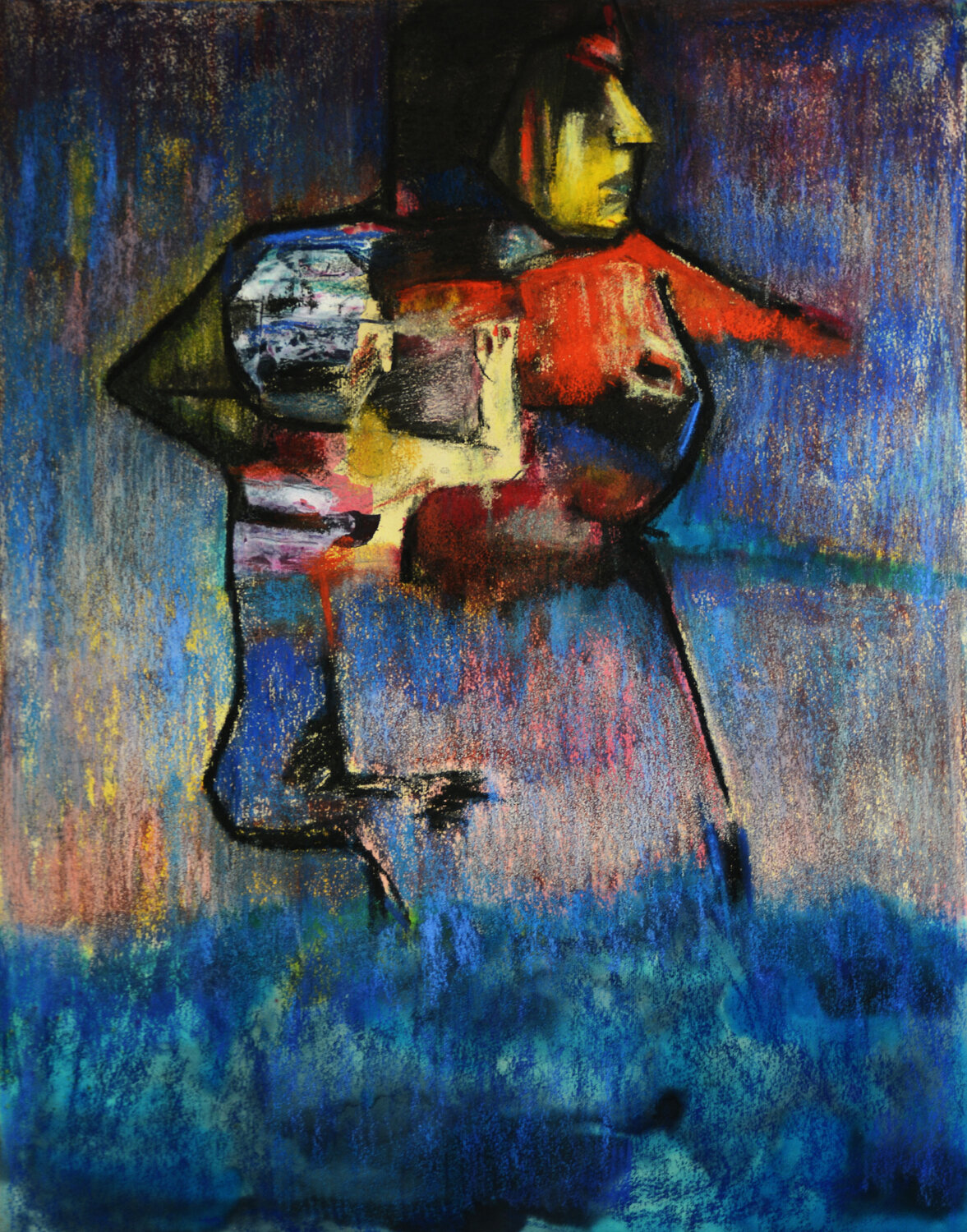 Dead Milk. Drawing No. 1 by Maria Drozdova (2023) : Drawing Pastel ...