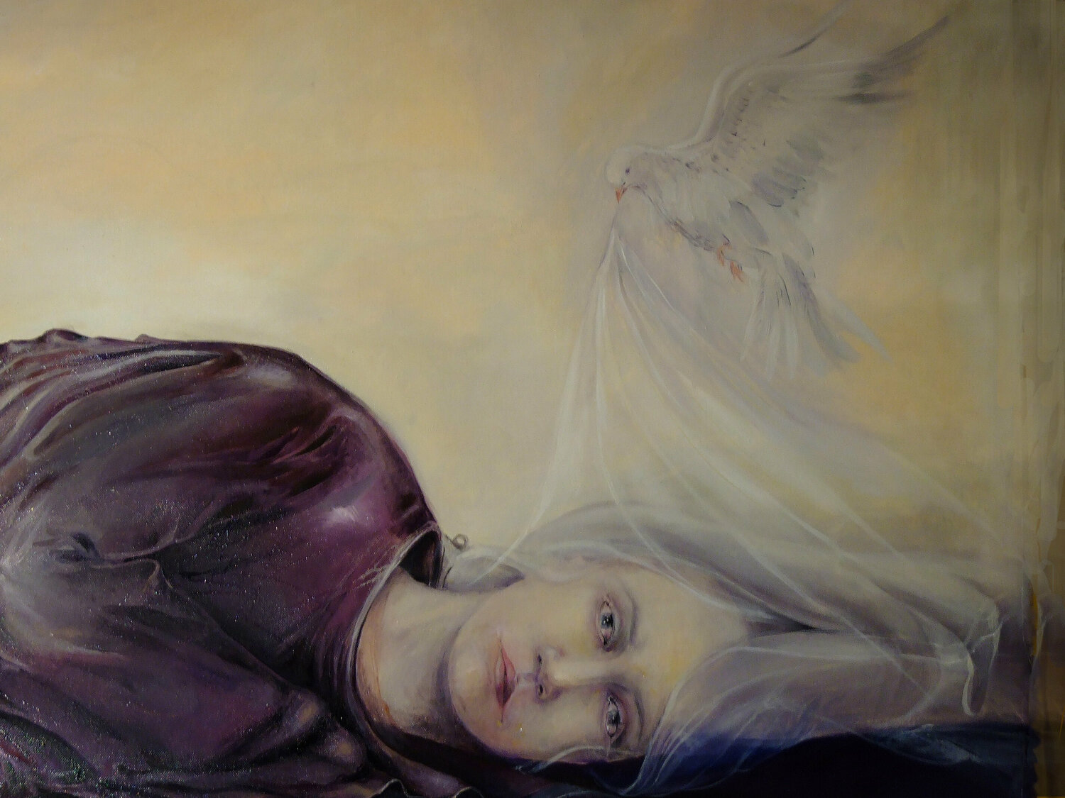 The invisible hug by Alexandra Oancea (2018) : Painting Oil on Canvas ...