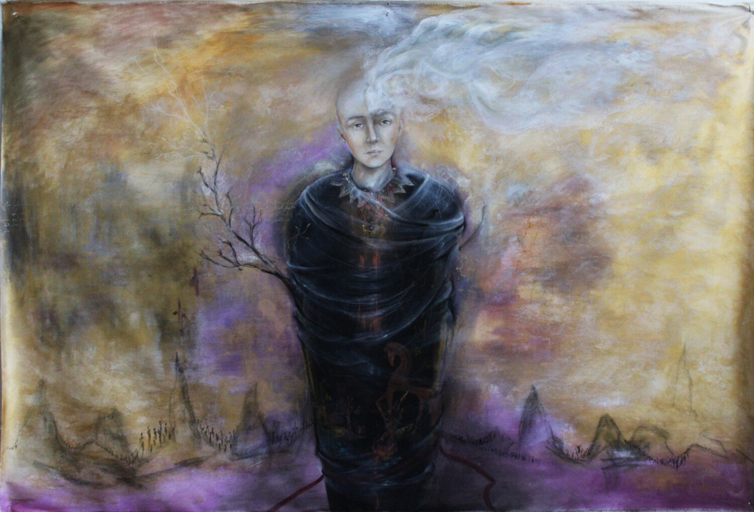 From Earth, Air by Alexandra Oancea (2022) : Painting Oil, Pigments on ...