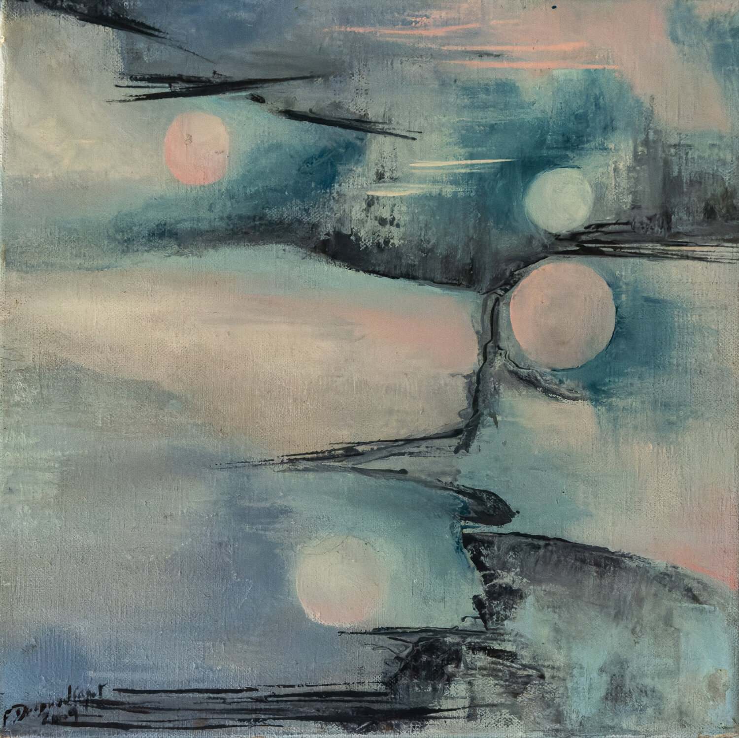 Ethérée de Françoise Dugourd-Caput (2009) : Peinture Huile sur Toile ...