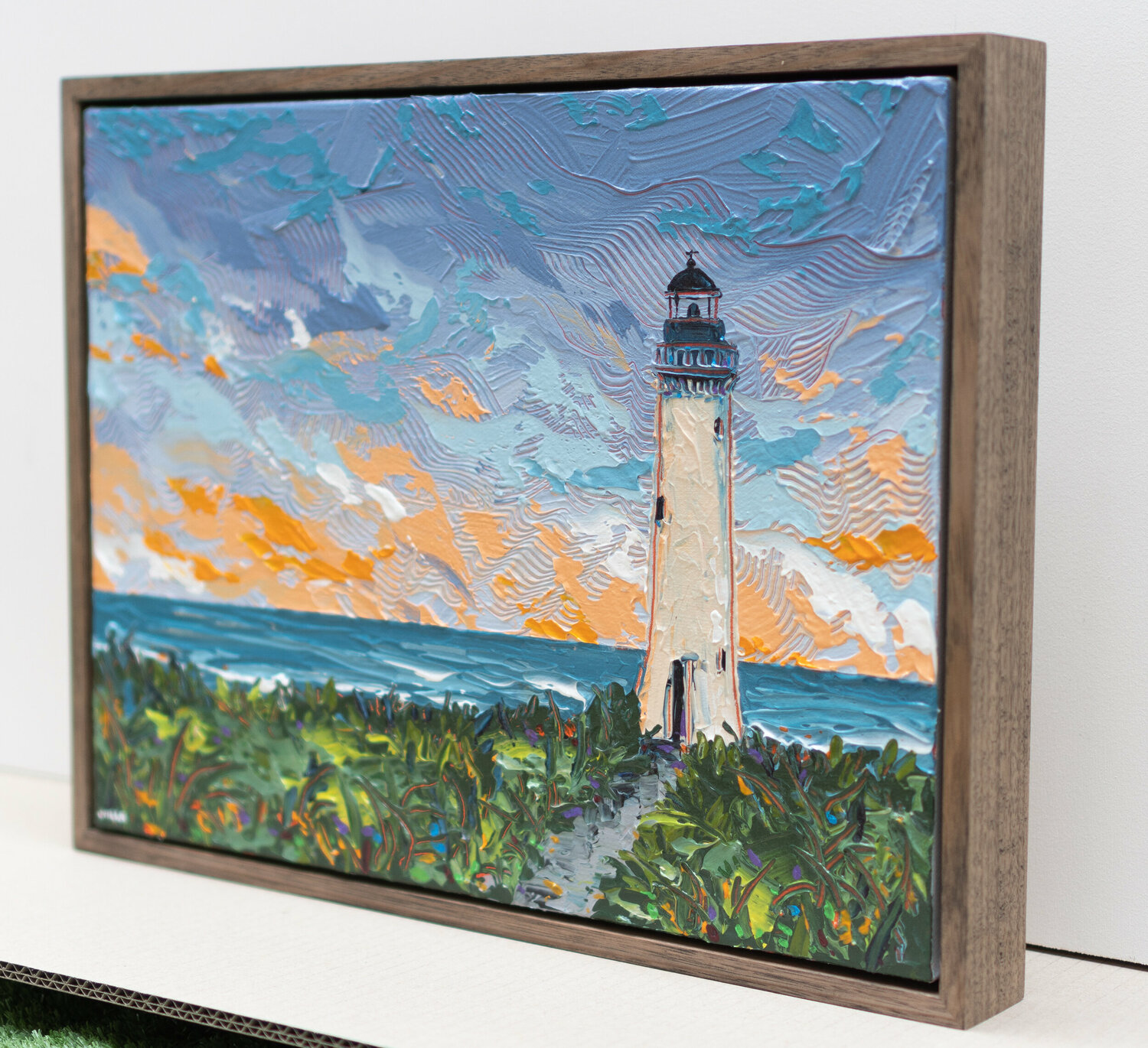 Port Fairy Lighthouse 5 by Joseph Villanueva (2021) : Painting Acrylic ...