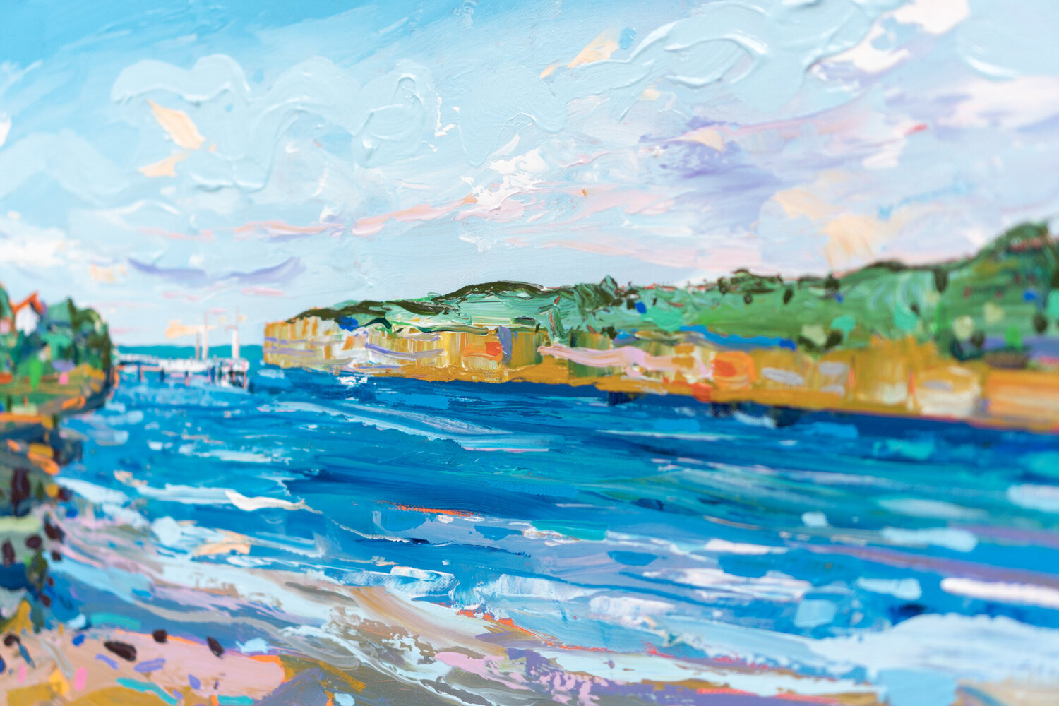Port Campbell Foreshore by Joseph Villanueva (2022) : Painting Acrylic ...