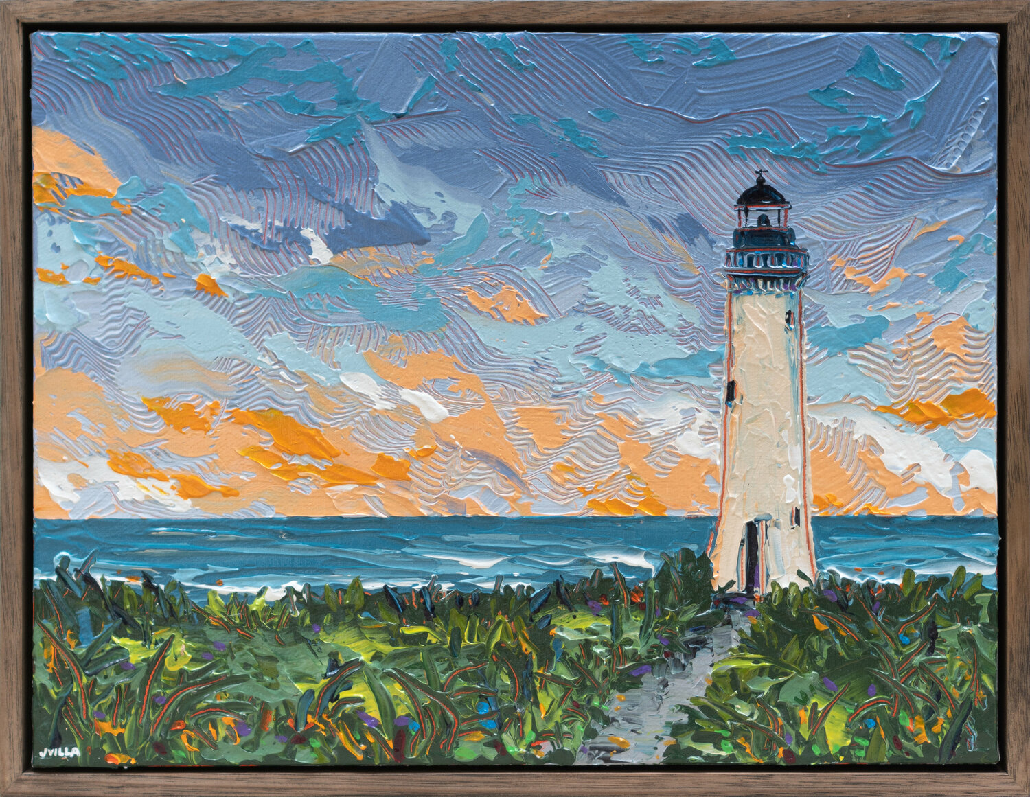 Port Fairy Lighthouse 5 by Joseph Villanueva (2021) : Painting Acrylic ...