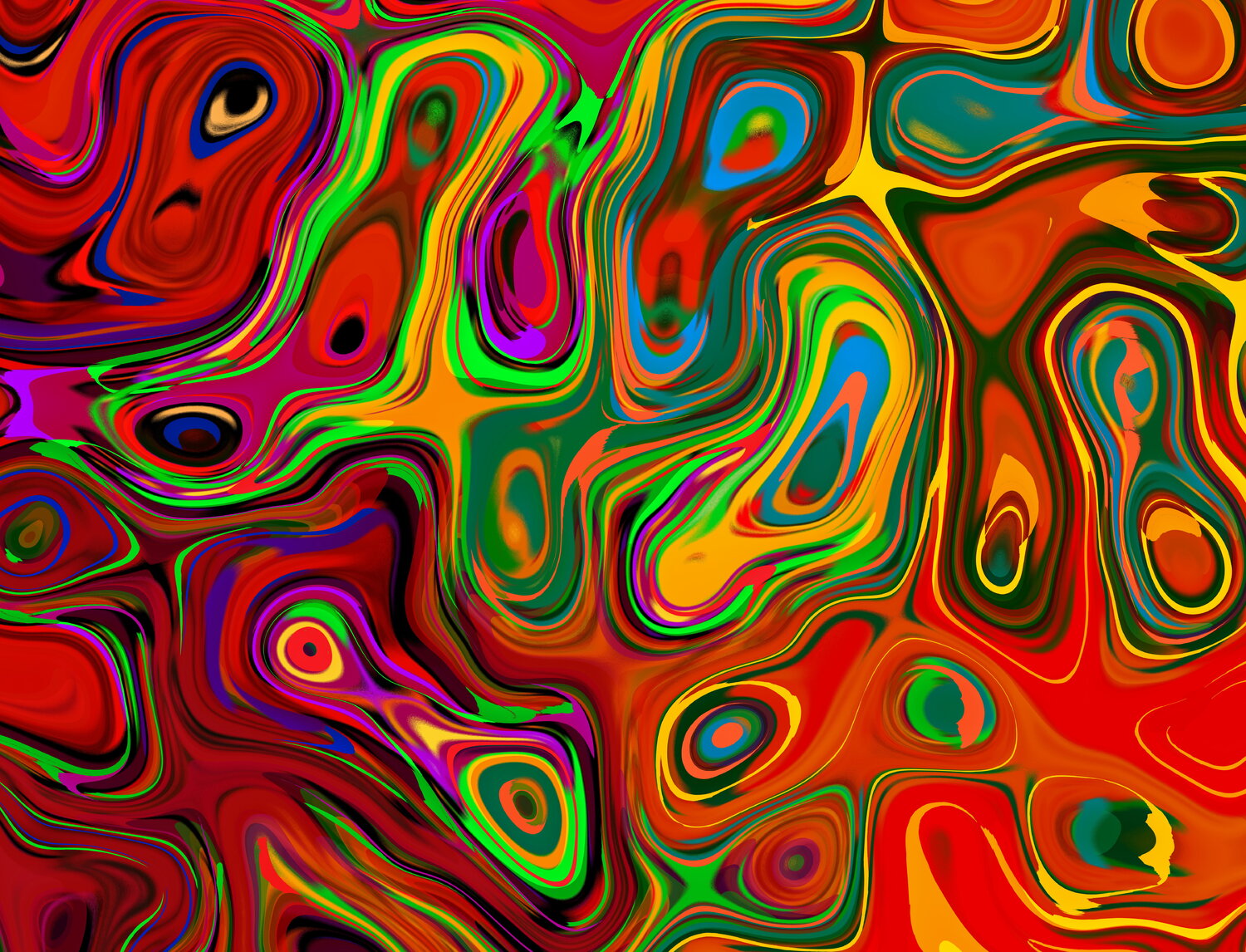 ALL THE RAINBOW COLORS by Irma Engelbrecht (2022) : Print Giclée print ...