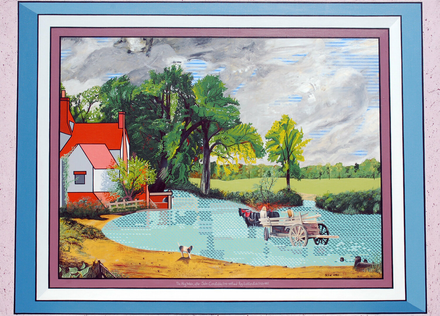 The Hay Wain, after John Constable and Roy Lichtenstein by Steve White ...