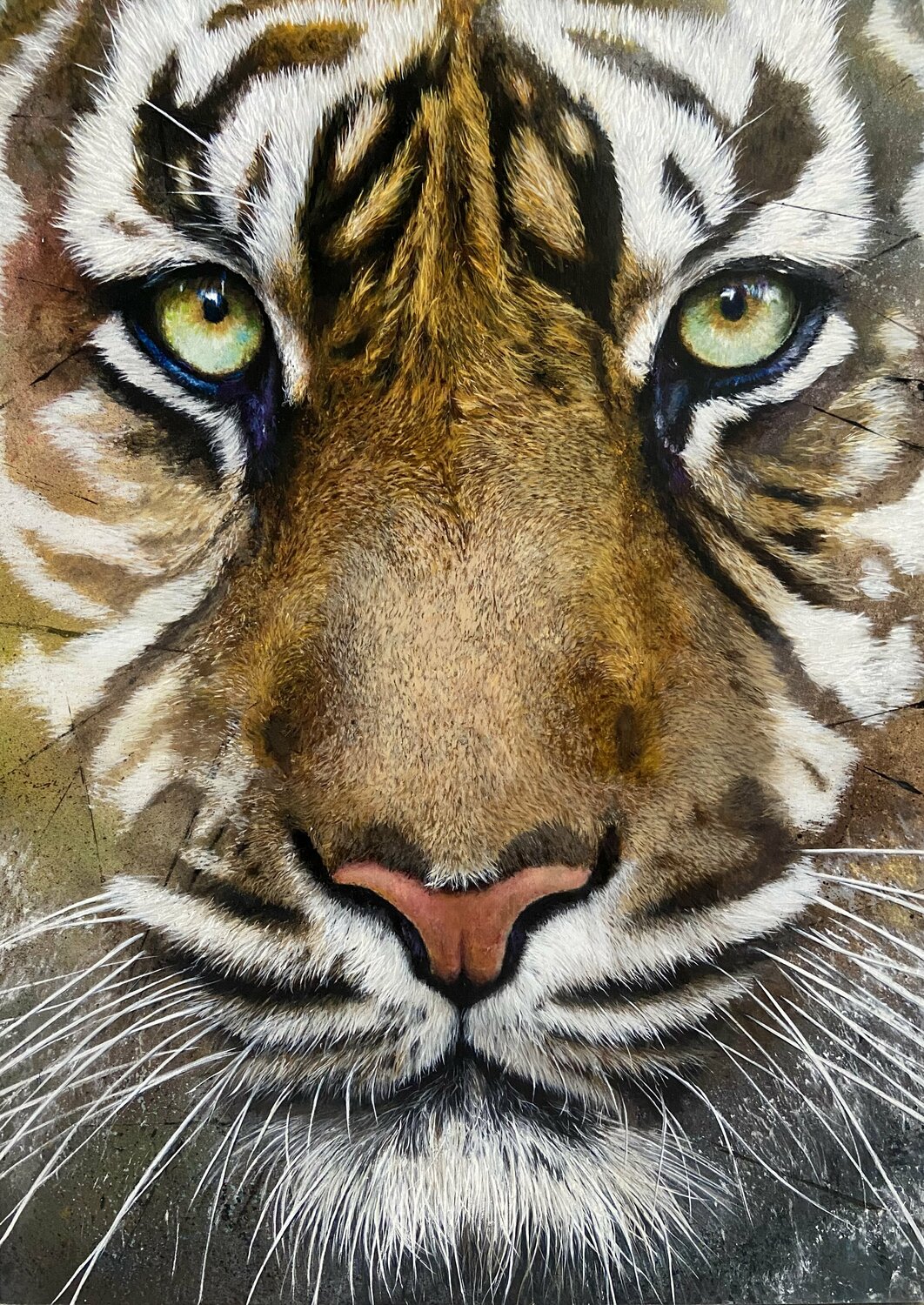 Tiger Eyes Painting