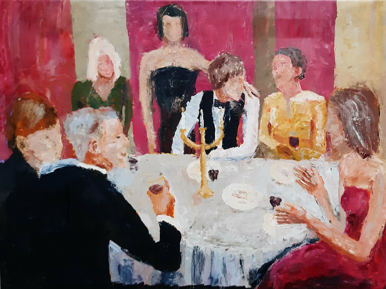 The Dinner Party Painting