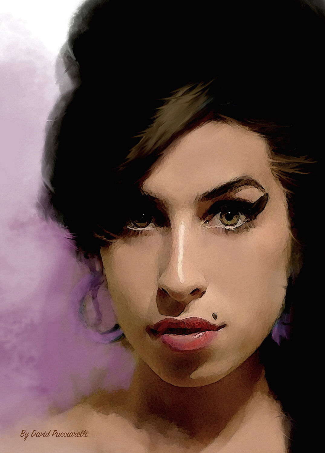 Amy Winehouse by David Pucciarelli (2023) : Painting Acrylic ...