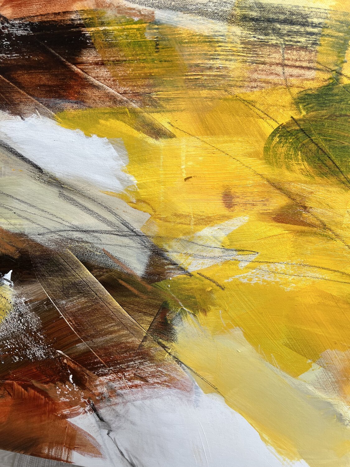 Summer Wind 2 von Ira Ivanova (2023): Malerei Acryl, Pastell auf ...