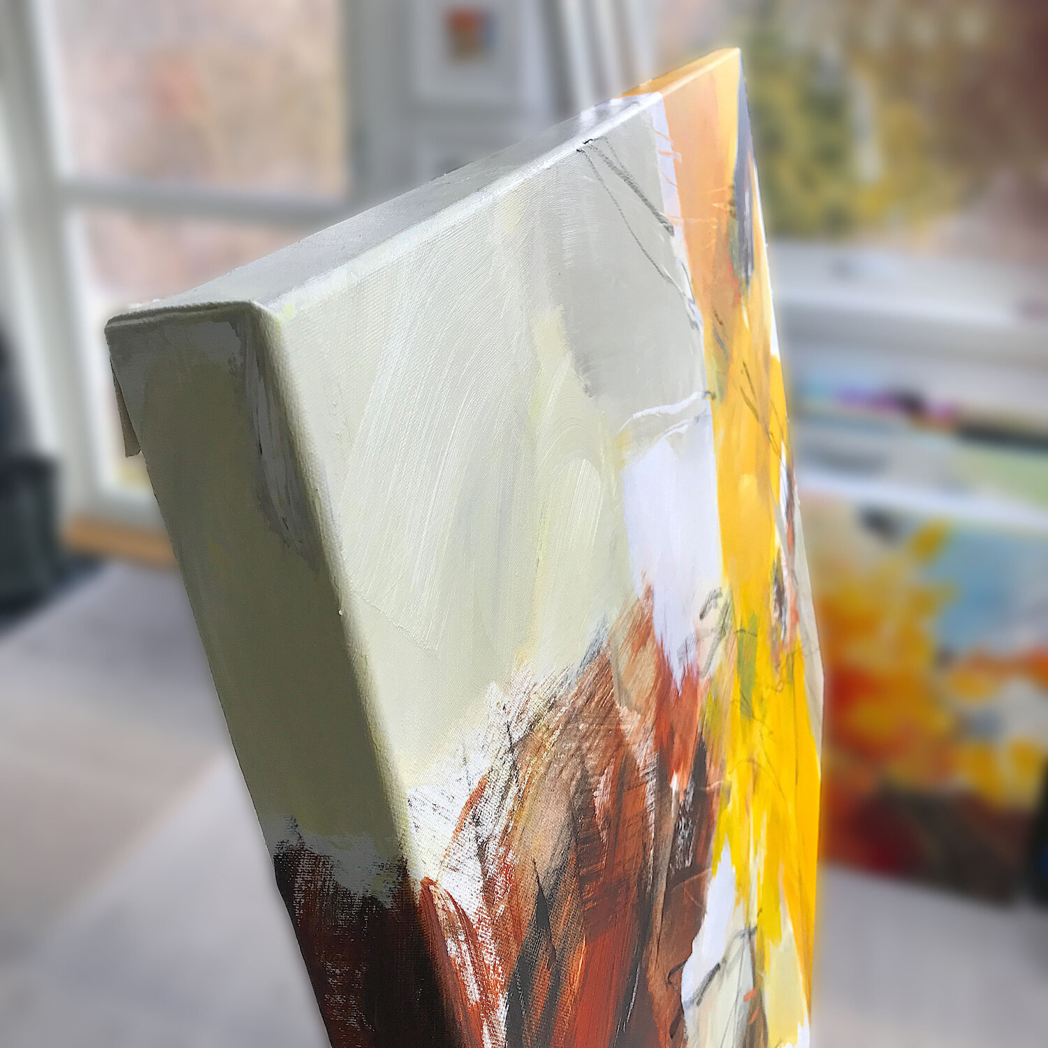 Summer Wind 2 von Ira Ivanova (2023): Malerei Acryl, Pastell auf ...